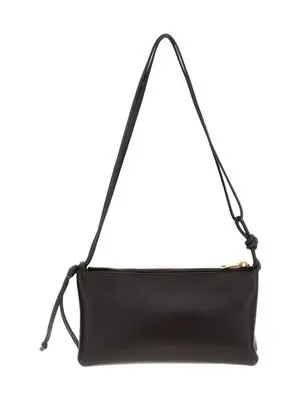 Bottega Veneta Bottega Veneta Double Patch Intrecciato Shoulder Bag Black