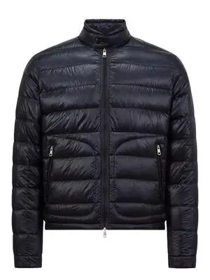 Moncler Zip-up Quilted Down Jacket - Night Blue