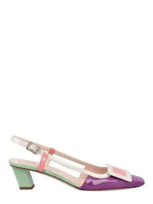 ROGER VIVIER Belle Vivier Slingback Pumps - Nude