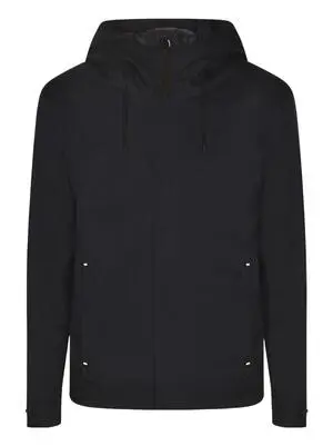 Woolrich Hooded Quilted Jacket - Black