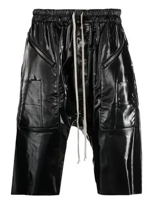 Rick Owens Drop-crotch Drawstring Shorts - Black