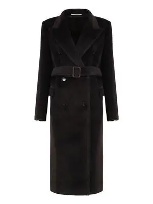 Tagliatore Double Breasted Faux Fur Coat - No