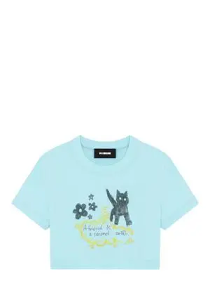We11Done Printed T-shirt - Blue
