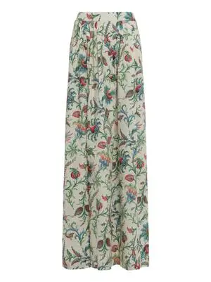 Etro Paisley Printed Midi Skirt - Multicolor