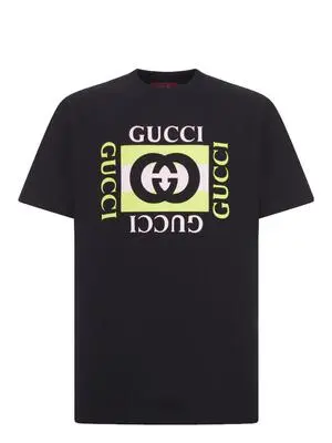 Gucci Printed Jersey T-shirt - Black