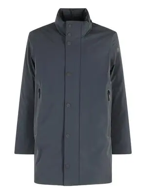 RRD Button-fastening Logo-plaque Coat - Black