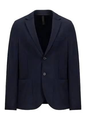Harris Wharf London Travel Blazer Superfine Merino - Black