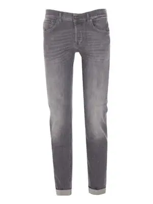 DONDUP Turn-up Hem Jeans - Gray