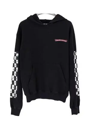 Chrome Hearts Long Sleeve Hooded Sweatshirt - Black