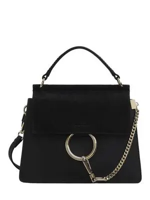 Chloé Chloe Faye Top Handle Bag Black
