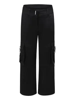 Givenchy Satin Cargo Trousers - Black