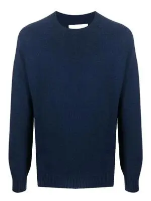JIL SANDER Fine-knit Virgin-wool Jumper - Blue