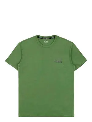 EA7 Round Collar Logo T-shirt - Gray