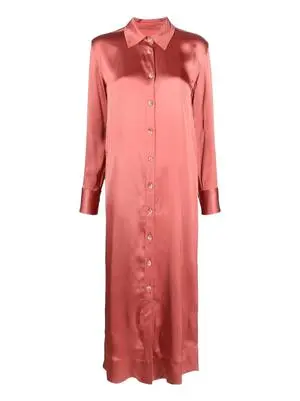 LOULOU STUDIO Ara" Shirt Dress - Red