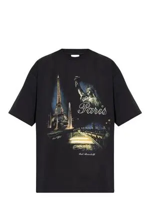Vetements Graphic Printed Crewneck T-shirt - Black
