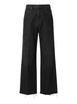 Gucci Vintage Effect Denim Jeans - Black