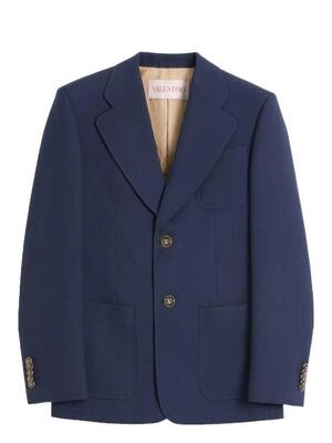 Valentino Garavani Single-breasted Jacket - Indigo