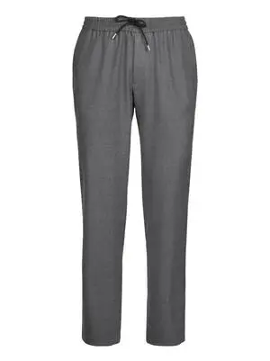 Sease Drawstring Wool Pants - Black