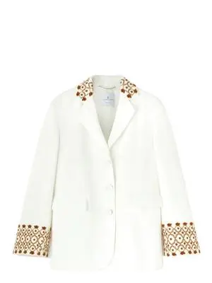 ERMANNO SCERVINO Ermanno Scervino Single-Breasted Embroidered Jacket