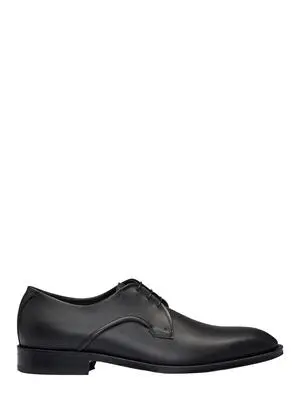 Hugo Boss Lace-up Leather Business Shoes - Black
