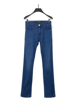 Stefano Ricci Logo Denim Trousers - Blue