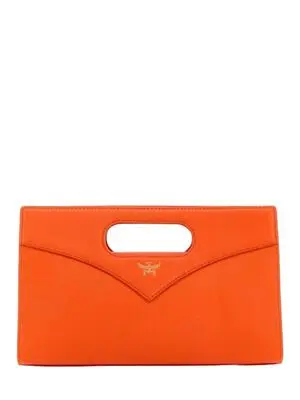 Mcm Adjustable Shoulder Strap Shoulder Bag - Red