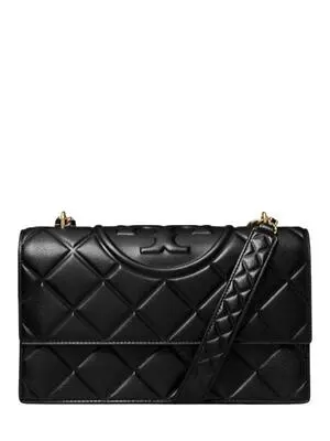 Tory Burch Fleming Shoulder Bag - Black