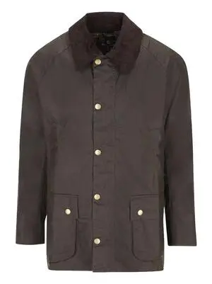 Barbour Ashby Waxed Jacket - Black