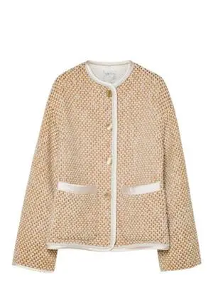 FORTE_FORTE Forte Forte Textured Boucléwool Tweed Jacket
