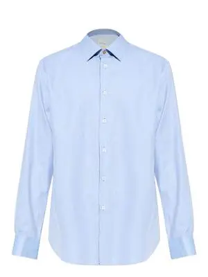 Paul Smith Tailored-fit Pin-dot Easy Care Shirt - Blue