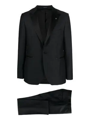 Tagliatore Virgin Wool Dinner Suit - Black