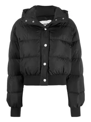 MSGM Padded Logo Down Jacket - Black