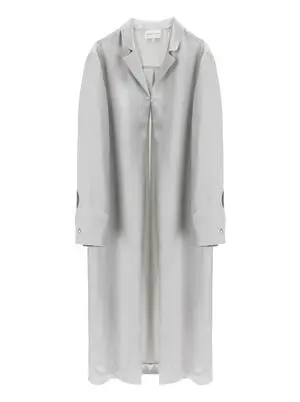 LOULOU STUDIO Long-sleeved Shirt With Notched Collar - Gray