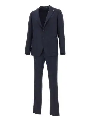 Tagliatore Slim Fit Two Piece Suit - Blue
