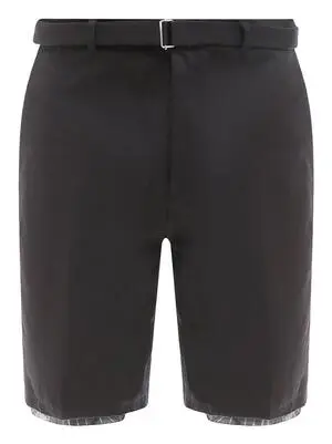 LANVIN Logo Casual Shorts - Black