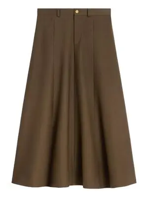 CELINE Celine Cotton Gabardine Skirt