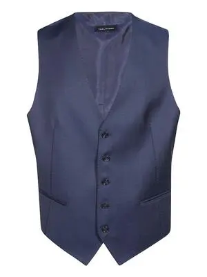 Tagliatore Brian Waistcoat - Blue