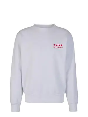 Givenchy Logo Printed Crewneck Sweatshirt - White