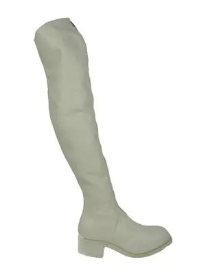 Guidi Knee High Zip Up Boots - Gray