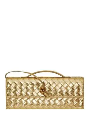 Bottega Veneta Bottega Veneta Andiamo Clutch Golden
