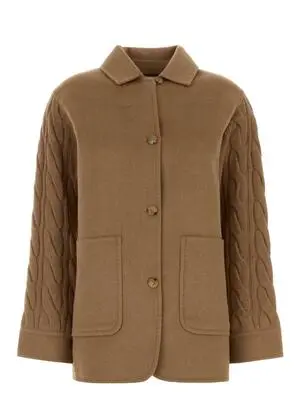 Max Mara Yarn Overshirt - Camel
