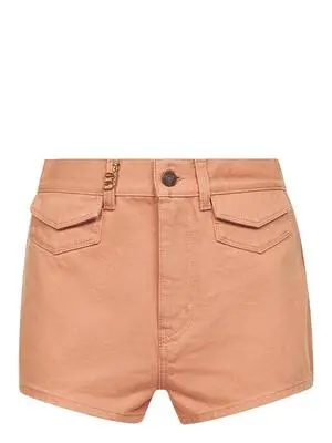 Chloé High-waisted Denim Shorts - No