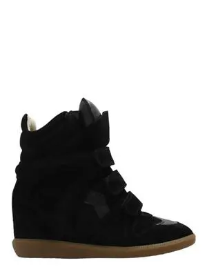 Isabel Marant Étoile Isabel Marant Bekett Wedge Sneakers Black