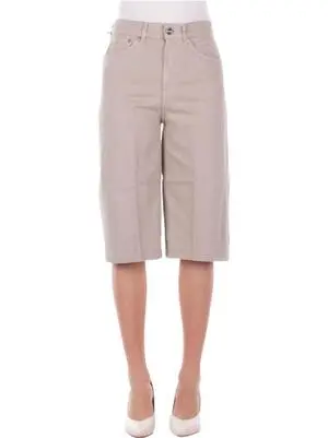 DONDUP Delfine Regular Fit Denim Shorts - Nude