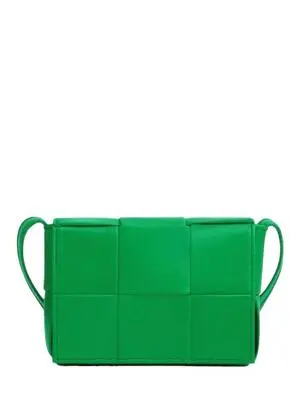 Bottega Veneta Cassette Crossbody Bag - Parrot Green