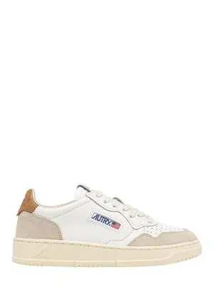 AUTRY Medalist Low Lace-up Sneakers - Nude