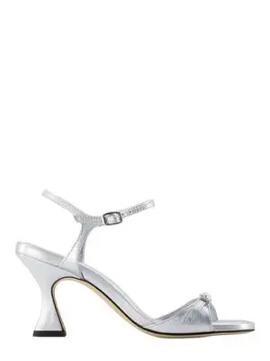 CAREL Celeste Buckled High Heel Sandals - Gray