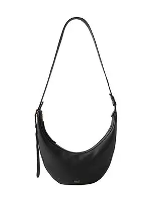 Khaite Augustina Small Zipped Shoulder Bag - Black