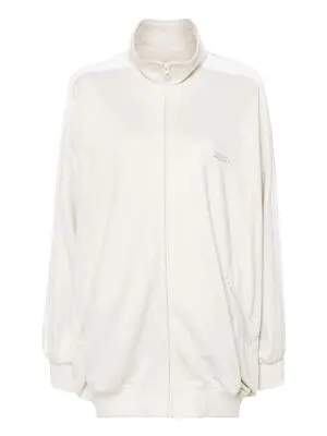 Isabel Marant Étoile Rejane Jersey Zipped Oversized Jacket - White