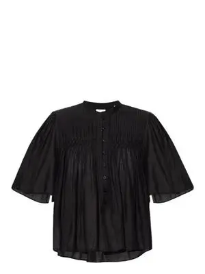 Isabel Marant Étoile Embroidered Detailed Blouse - Black